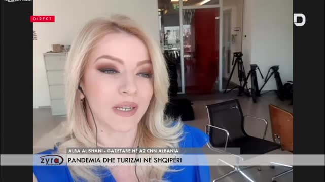 Pandemia dhe turizmi në Shqipëri, Alba Alishani - gazetare në A2 CNN ...
