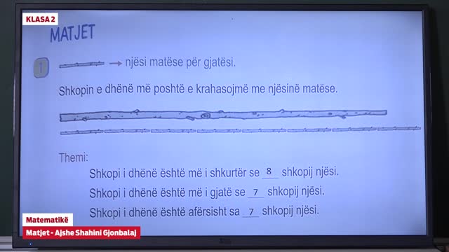 Klasa 2 - Matematikë - Matjet - gjirafaVideo