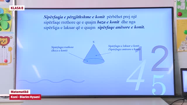 Klasa 8 - Matematikë - Koni | GjirafaVideo
