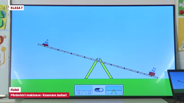 Klasa 7 - Fizikë - Përdorimi i makinave | GjirafaVideo