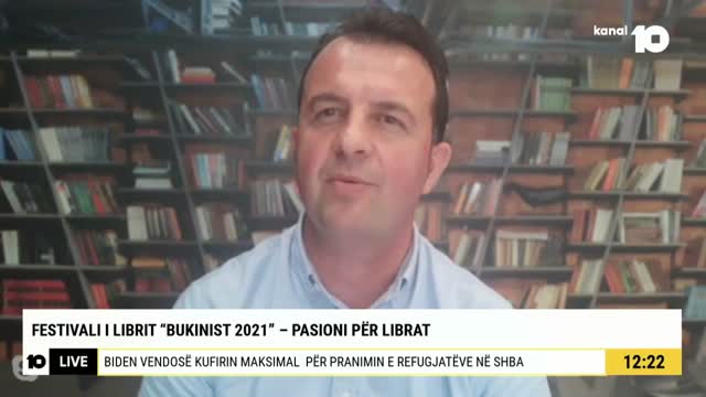 Festivali i Librit “Bukinist 2021” – Albert Xhoka tregon se sa lexojnë ... Festivali i Librit “Bukinist 2021” – Albert Xhoka tregon se sa lexojnë ...