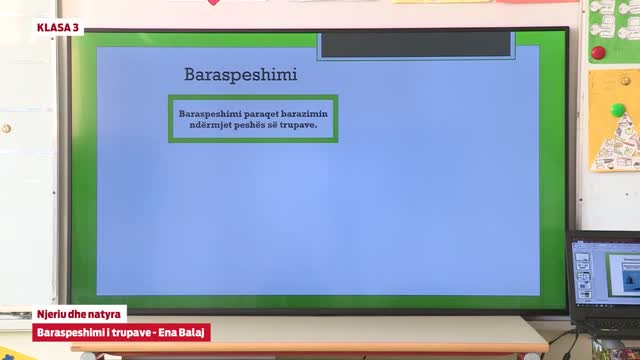 Klasa 3 - Njeriu dhe natyra - Baraspeshimi i trupave - gjirafaVideo